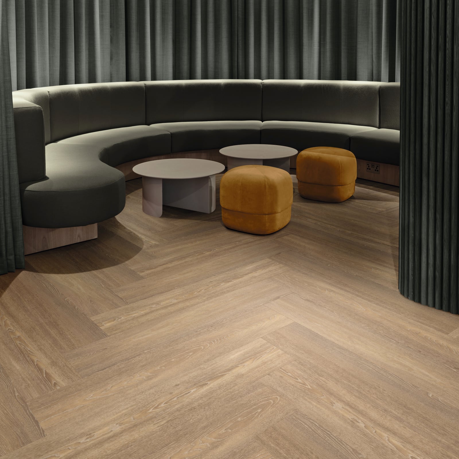 Herringbone LVT Designs