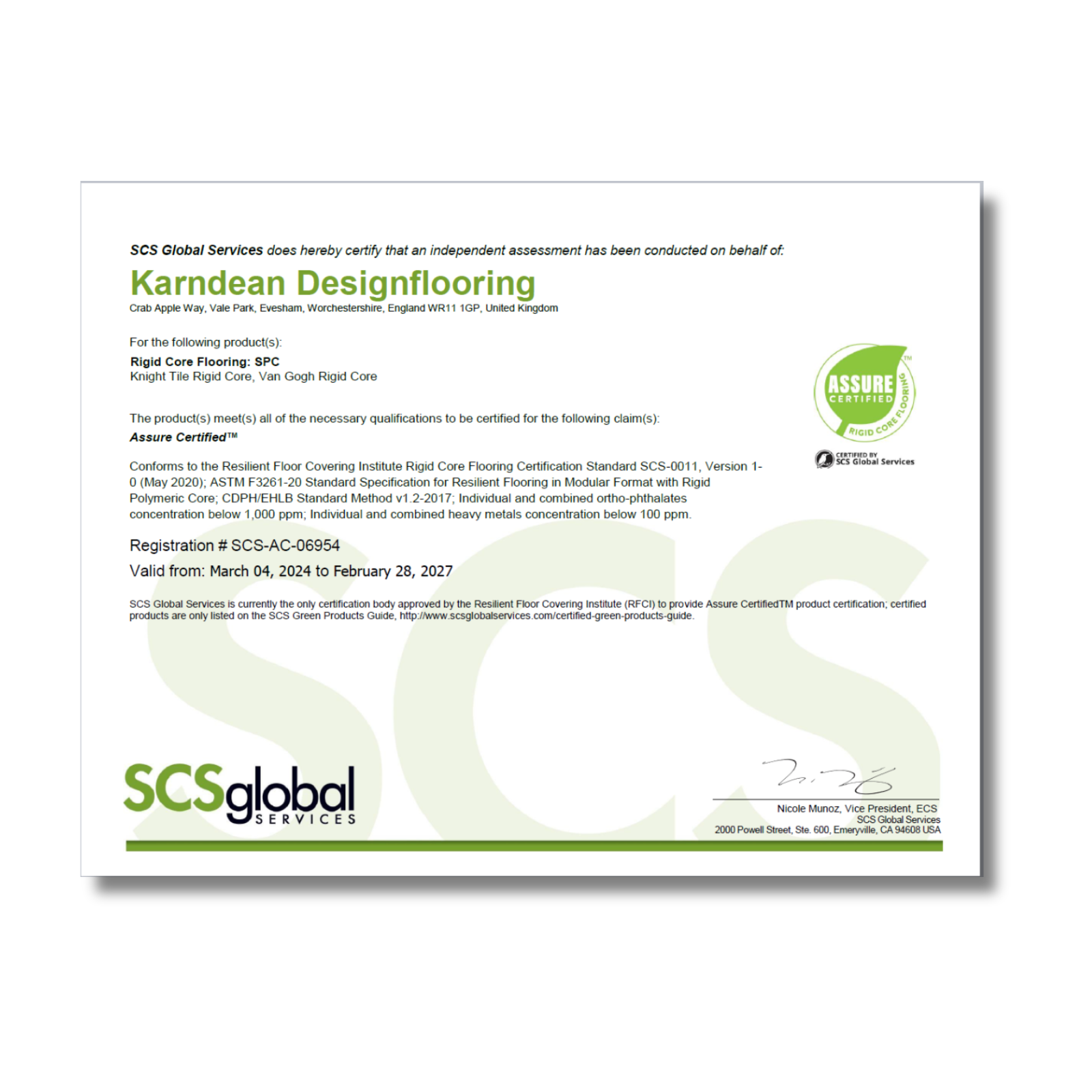 Sustainability Certifications