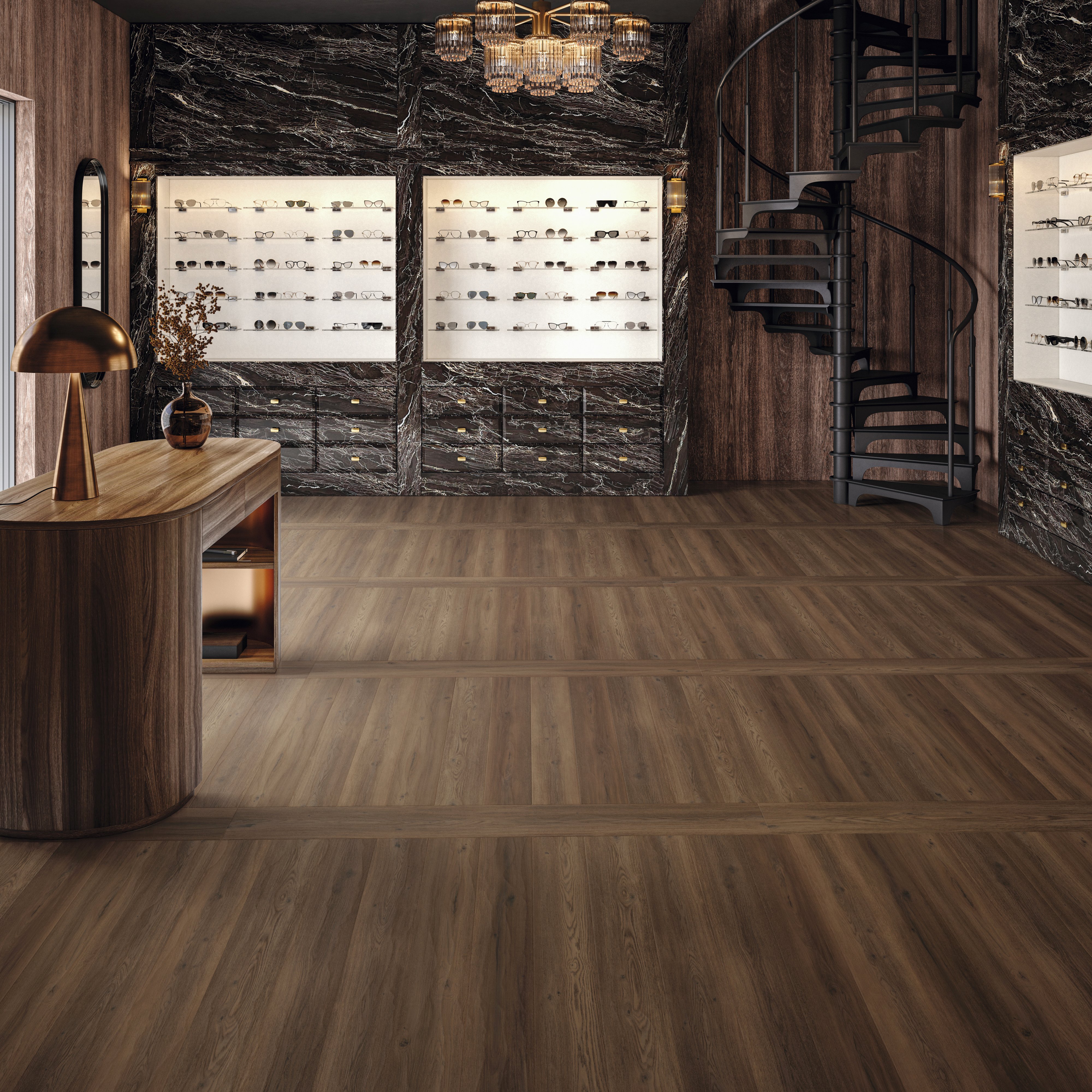 Brown Luxury Vinyl Flooring | Karndean Commercial